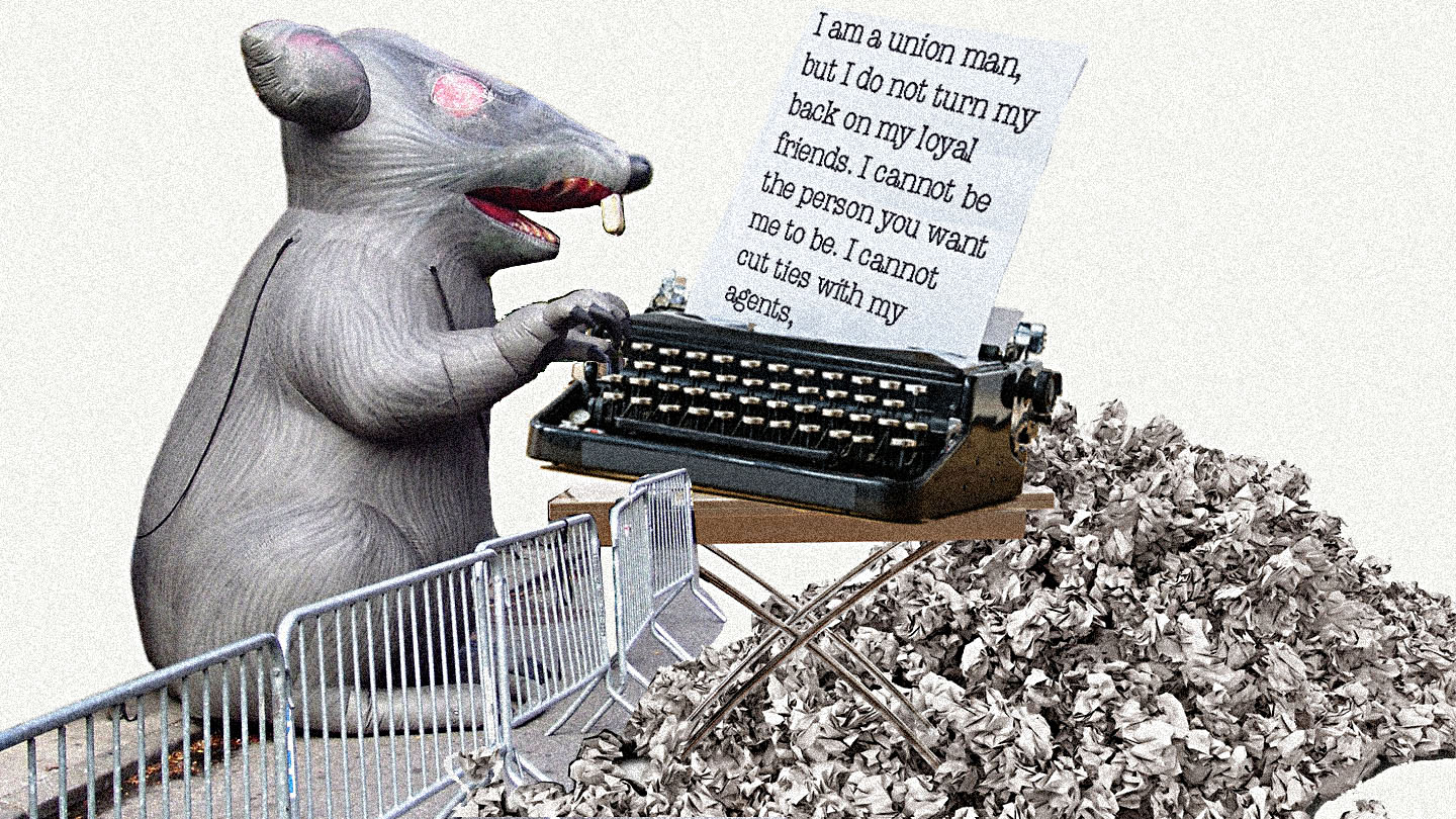 The Scab Has a Script – Hmm Daily